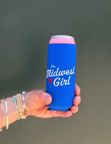 The Midwest Girl Can Cooler in Blue (Tall) – The Midwest Girl®